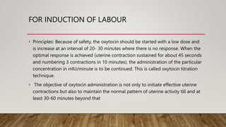 important drugs in obstetrics and gynaecology | PPTX