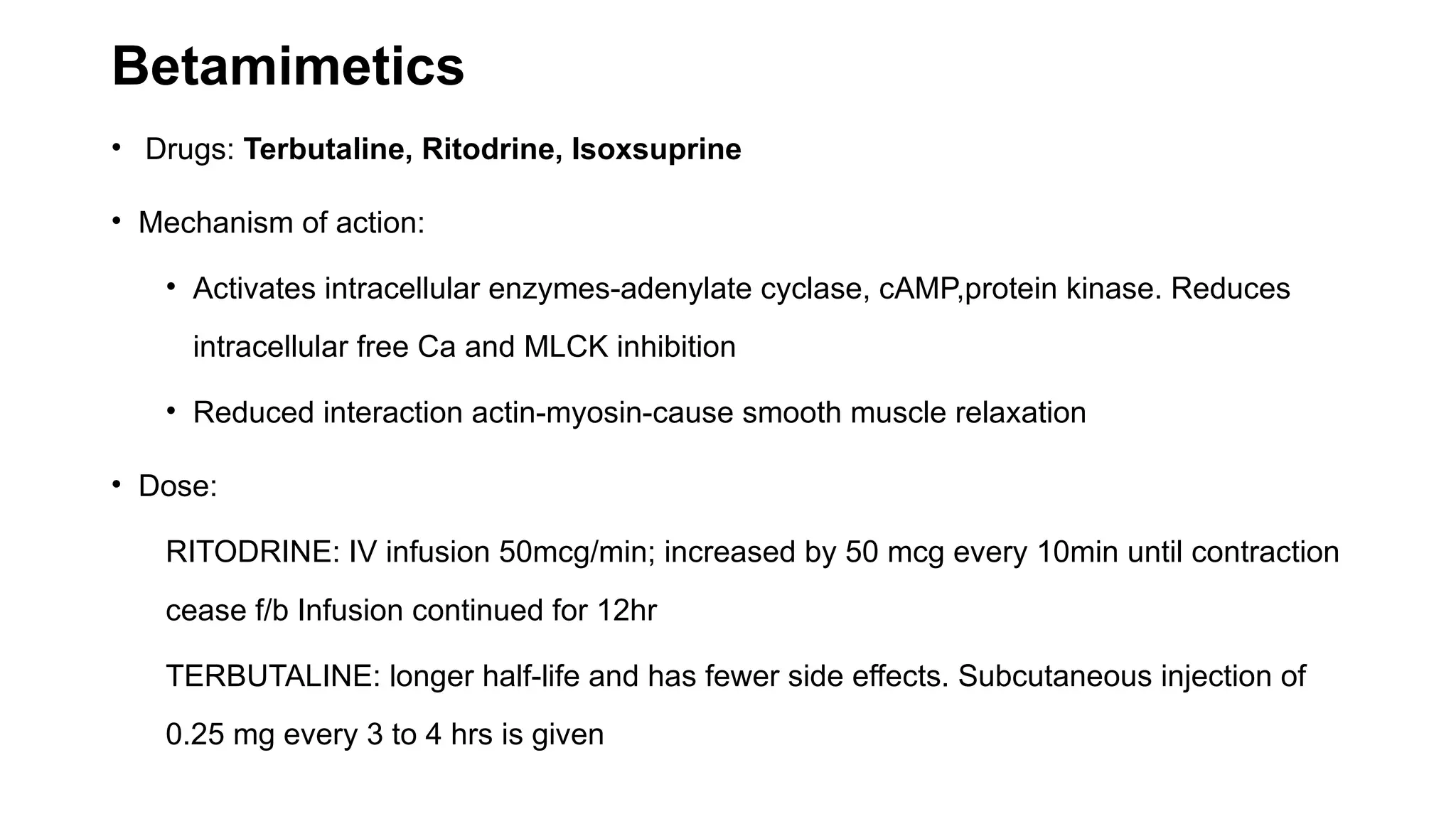 Drugs in obstetrics final presentation pptx | PPTX