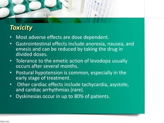 Drugs in Parkinsonism | PPT