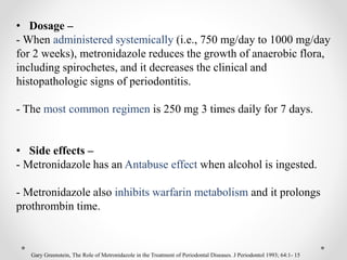 Drugs in periodontics | PPTX