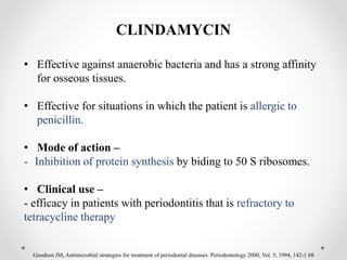 Drugs in periodontics | PPTX