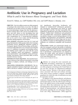 Drugs in pregnancy | PDF