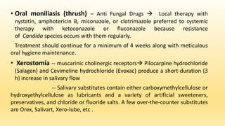 Drugs in prosthodontics | PPTX
