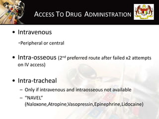 Drugs in resus | PPTX