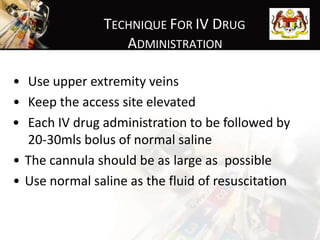 Drugs in resus | PPTX