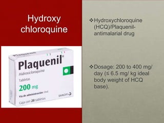 Drugs in rheumatology | PPTX
