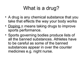 Drugs In Sport | PPT
