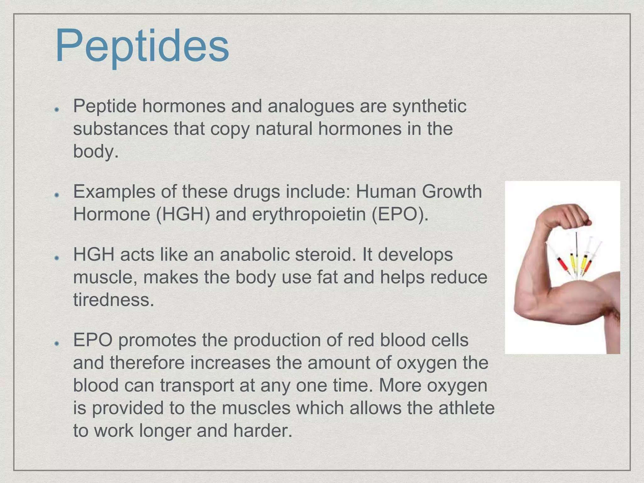 Drugs in sport | PPTX