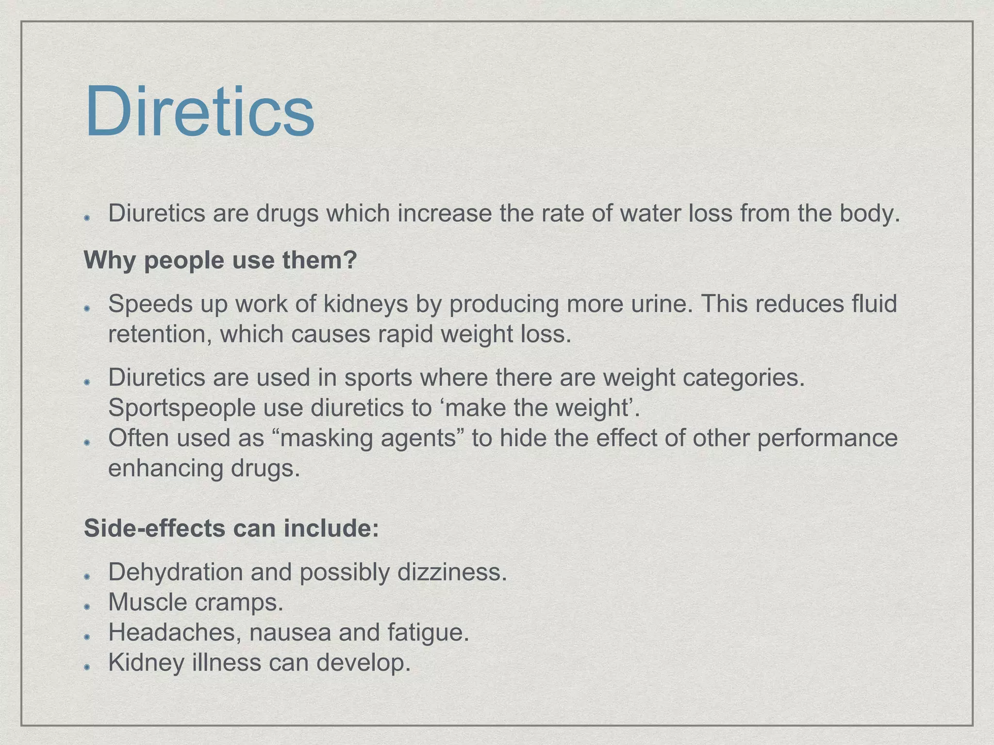 Drugs in sport | PPTX