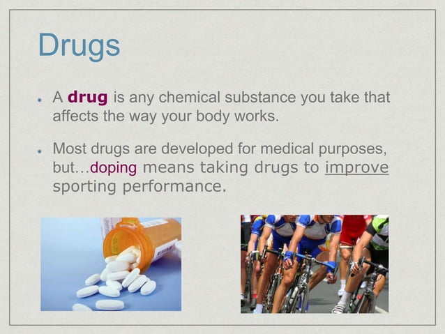 Drugs in sport | PPTX