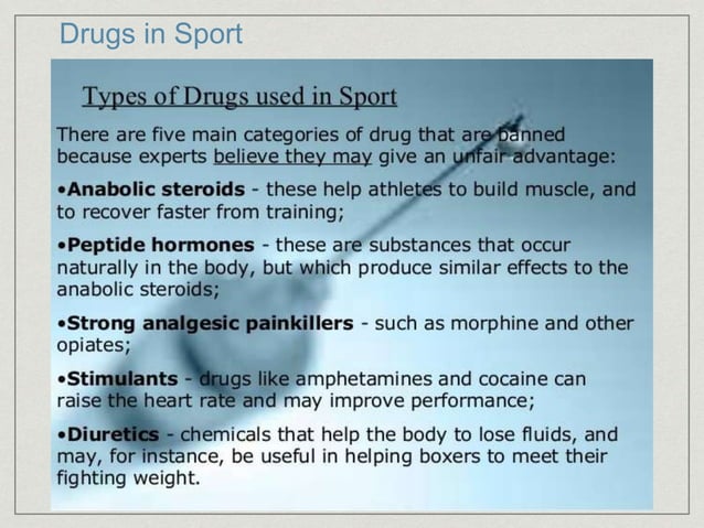 Drugs in sport | PPT