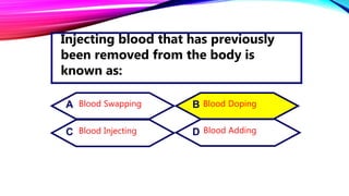 GCSE PE Revision: Drugs in sport | PPTX
