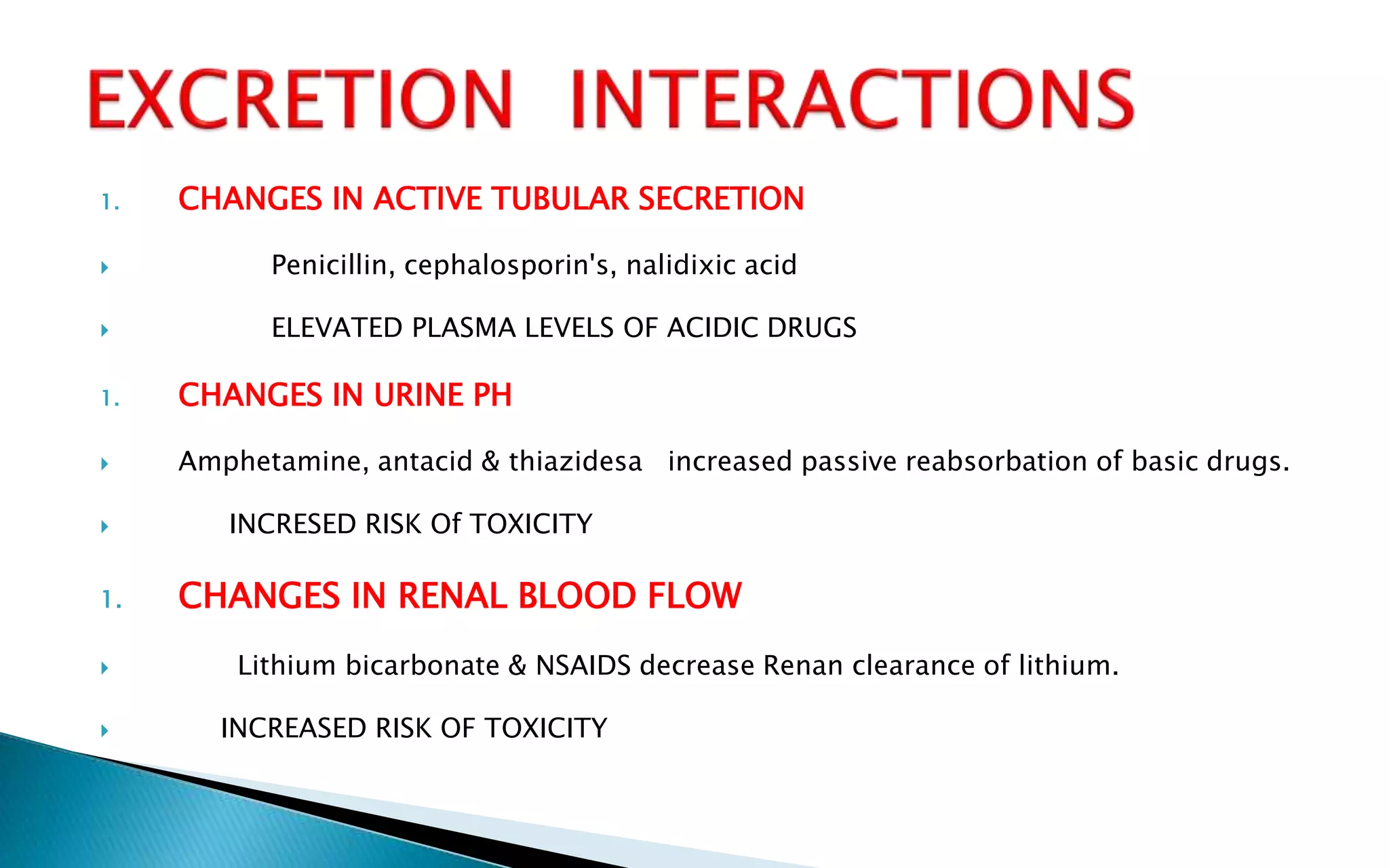 Pharmacology of Drugs interactions | PPTX