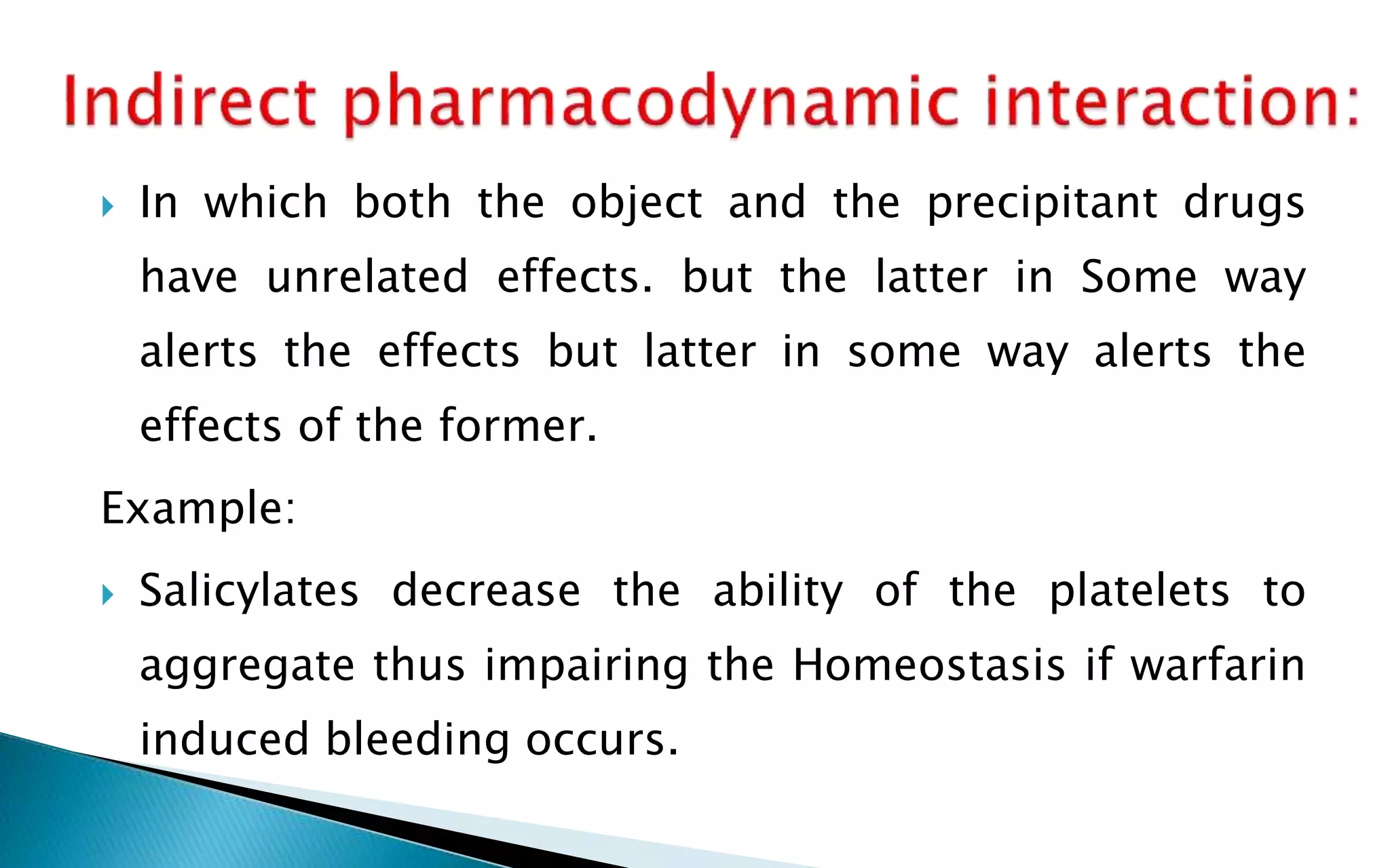 Pharmacology of Drugs interactions | PPTX