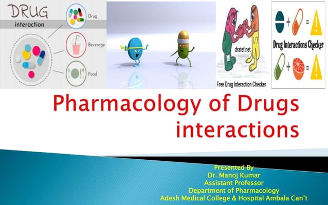 Pharmacology of Drugs interactions | PPTX