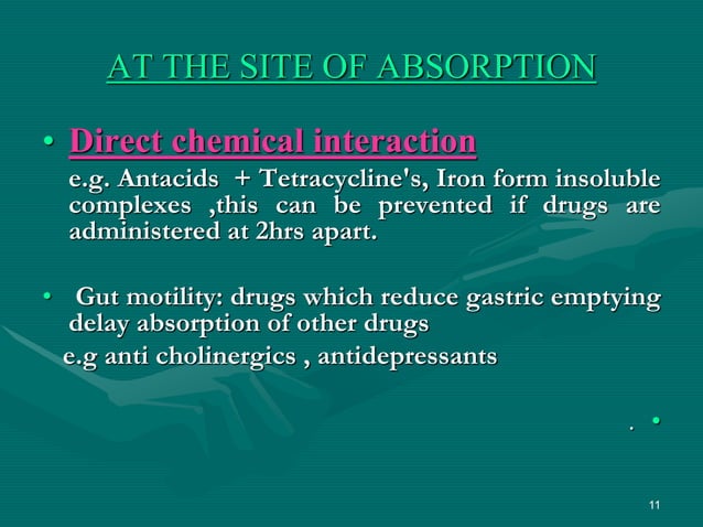 Drugs Interactions.ppt | Substance Abuse | Diseases and Conditions