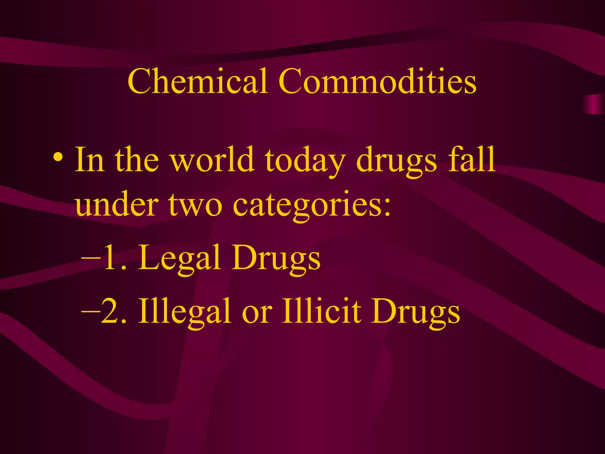 Drugs in the Global Community | PPT