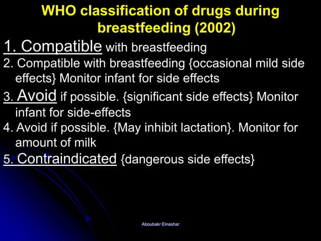 Drugs & lactation | PDF