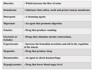 drugs name and drug classification.pptx