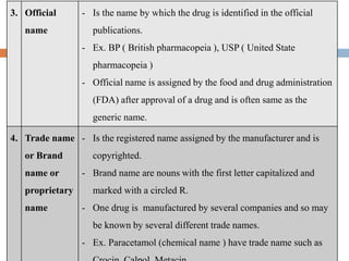 drugs name and drug classification.pptx