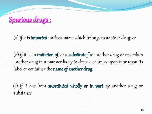 Drugs n cosmetics act 1940