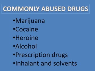 Drugs , Smoke and alcohol abuse | PPTX