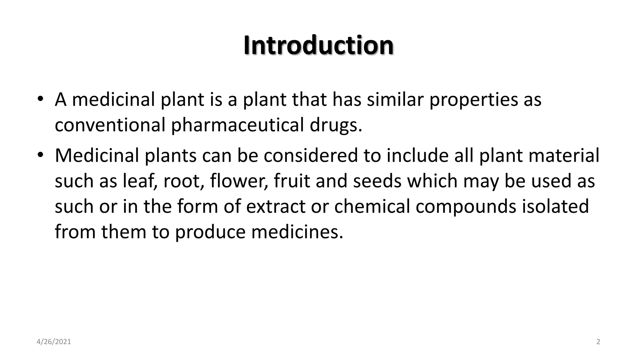 Drugs obtained from flower, medicinal plants | PPTX