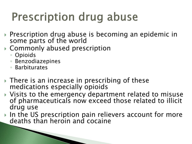 Drugs of abuse - Pharmacology | PPT