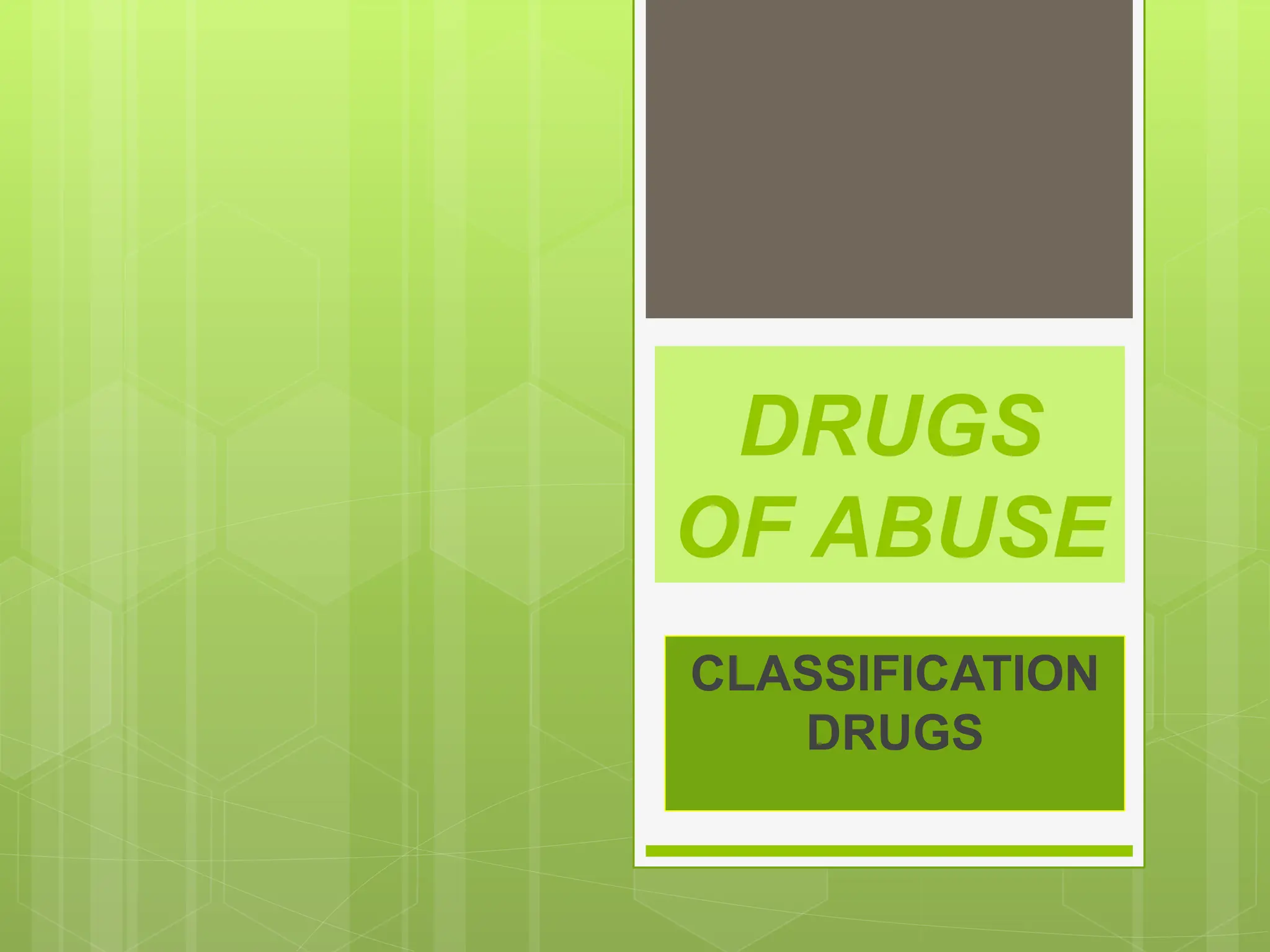 DRUGS OF ABUSE.pptx MAPEH HEALTH QUARTER 2 | PPTX