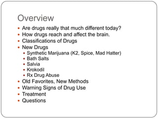 Drugs of choice | PPTX