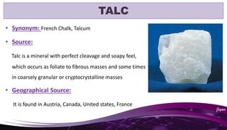 Drugs of mineral origin | PDF