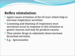 Drugs on Respiratory System and classification.ppt