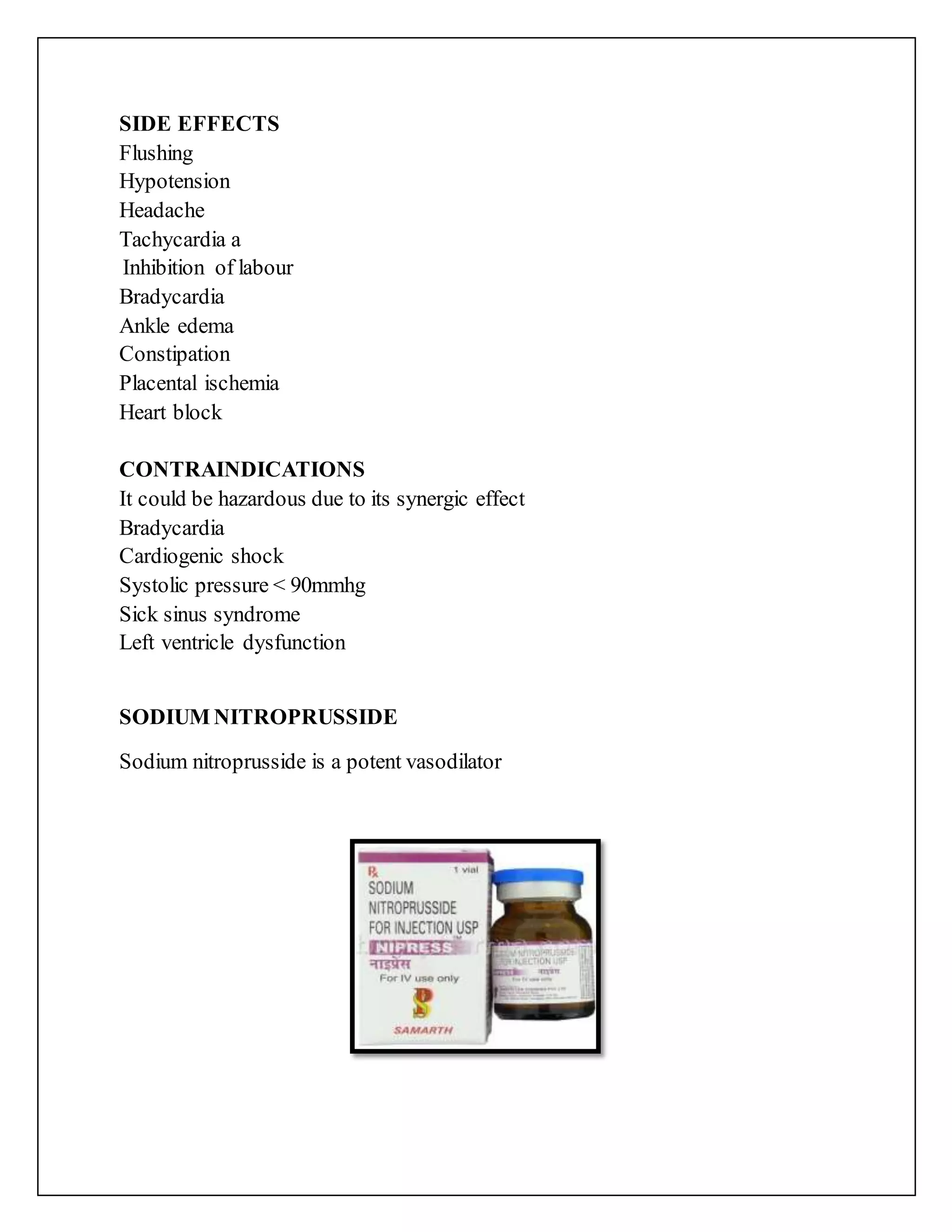 Drugs used in pregnancy, labour and puerperium | DOCX