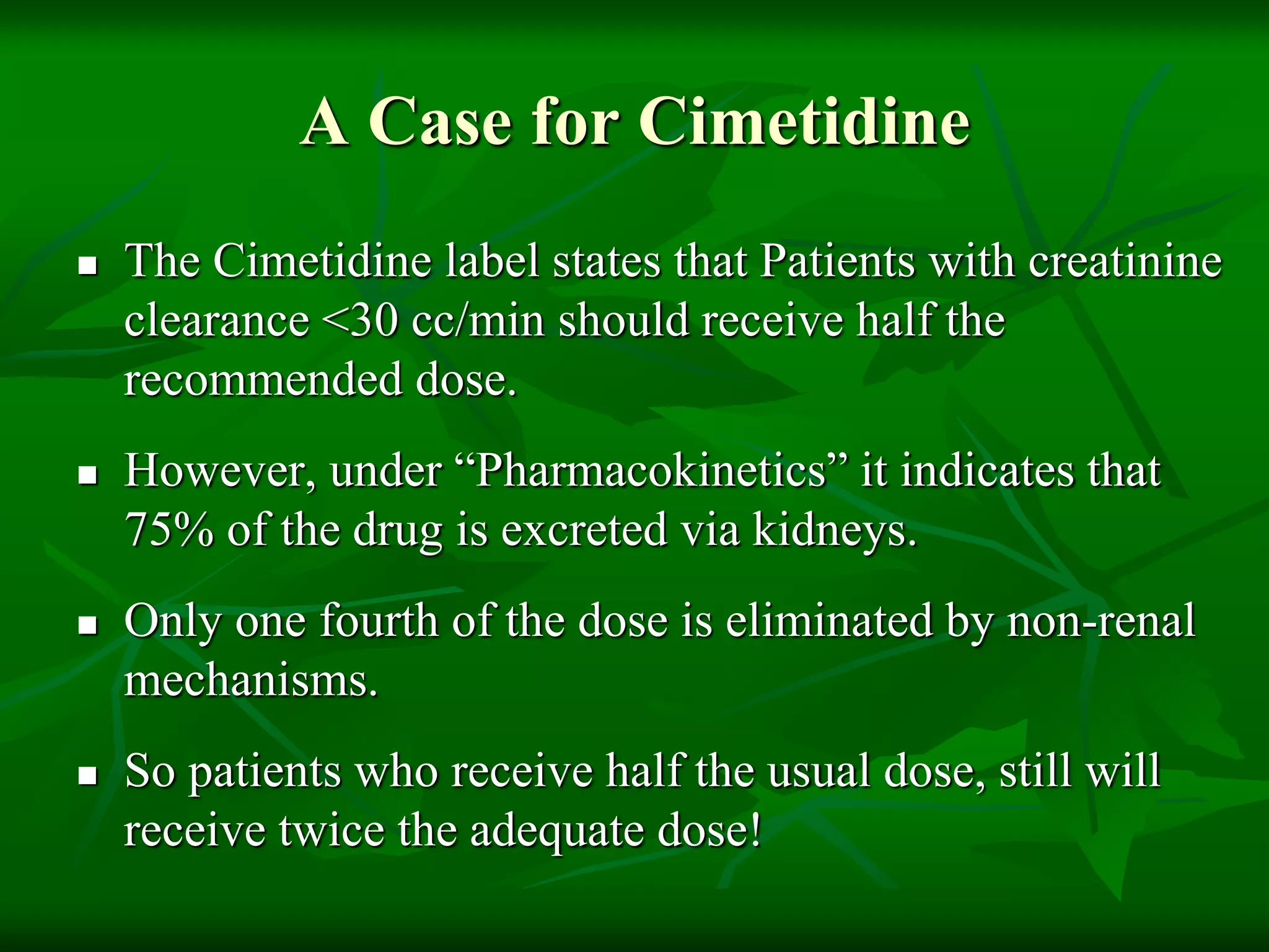 Drugs pharmacology in kidney disease | PPTX