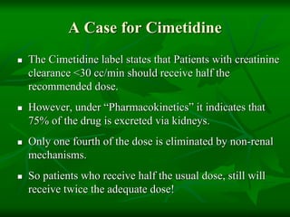 Drugs pharmacology in kidney disease | PPTX