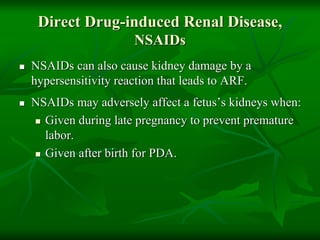 Drugs pharmacology in kidney disease | PPTX