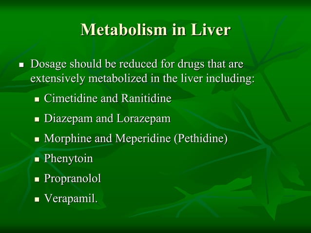 Drugs pharmacology in liver disease | PPTX