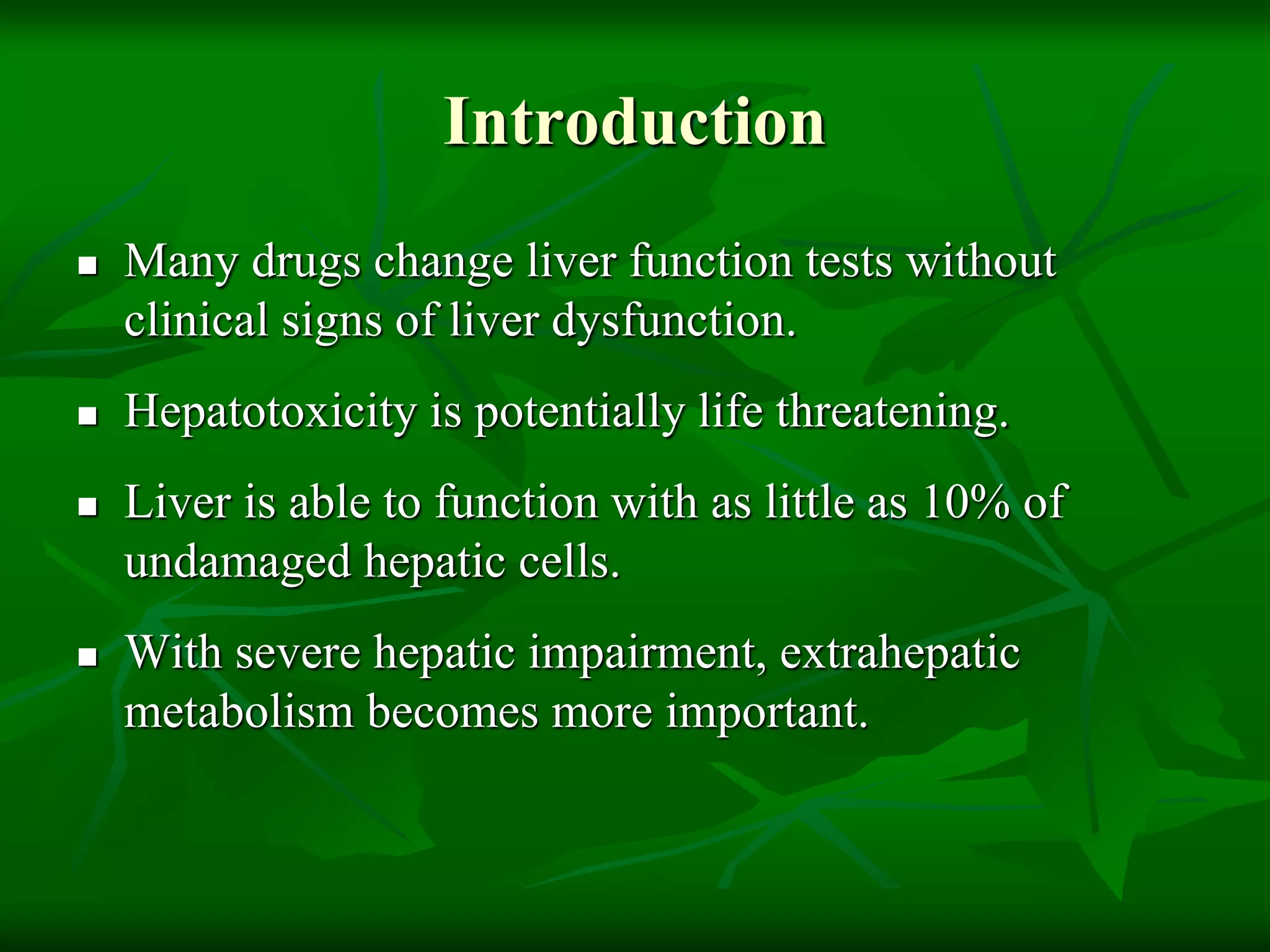 Drugs pharmacology in liver disease | PPTX