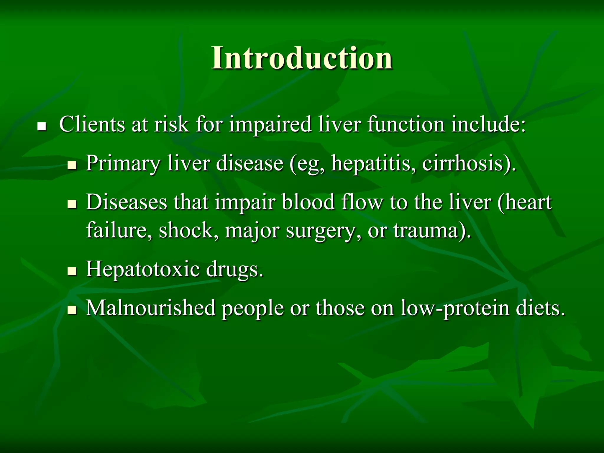 Drugs pharmacology in liver disease | PPTX