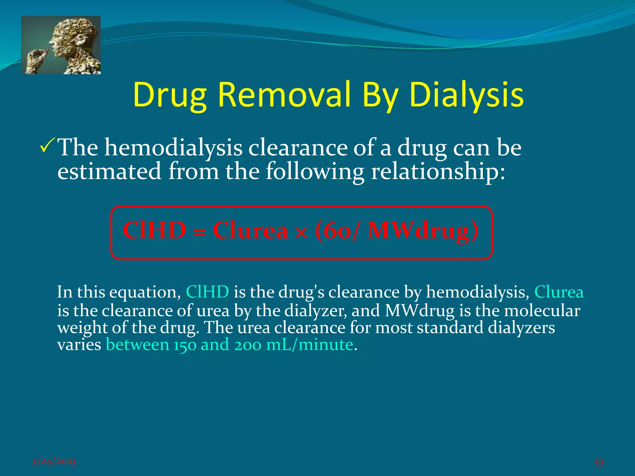 Drugs Prescription in Hemodialysis Patients Dr. Tarek Mohamed El ...