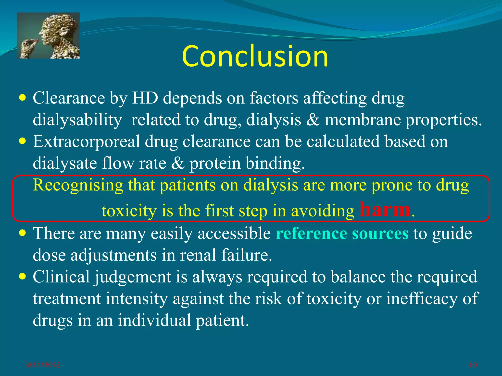 Drugs Prescription in Hemodialysis Patients Dr. Tarek Mohamed El ...