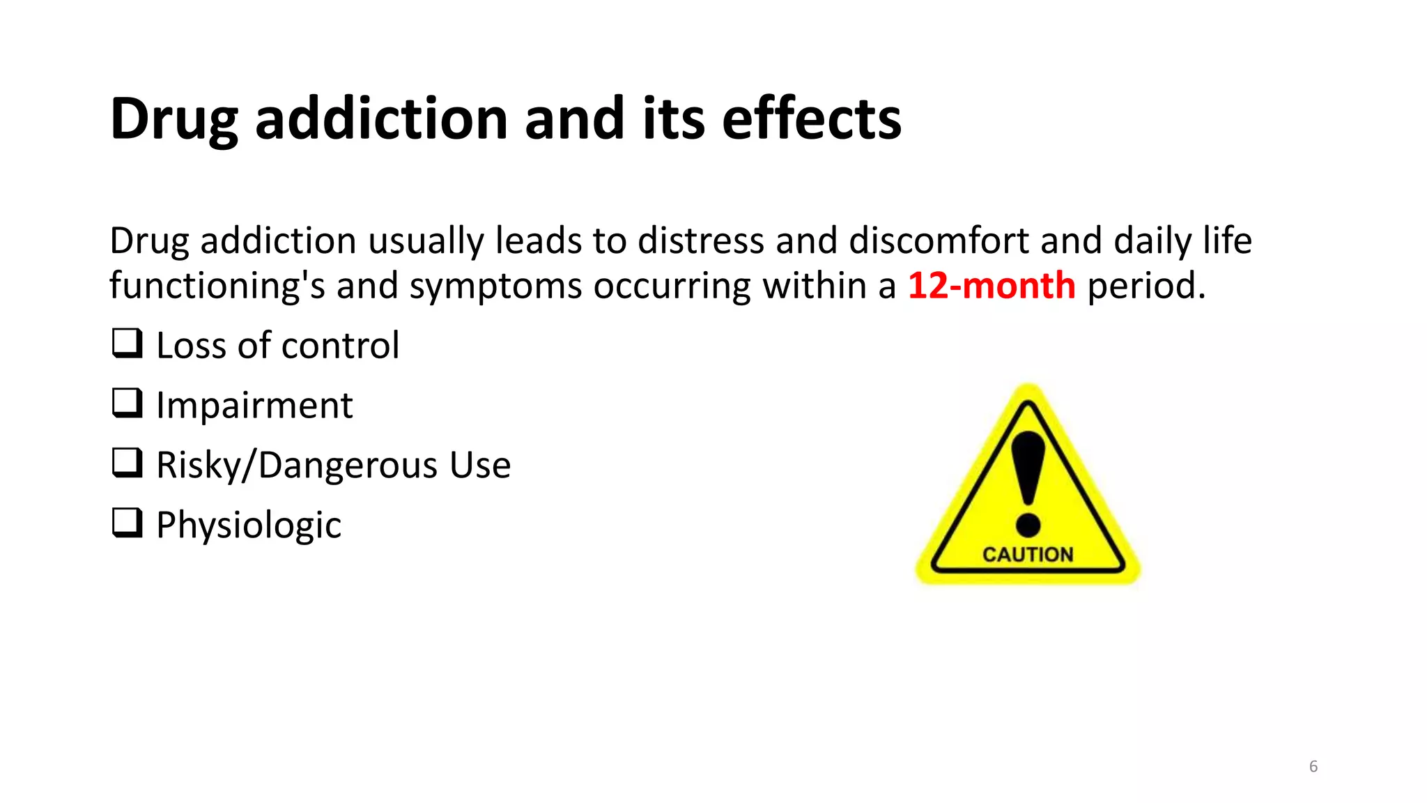 Drugs and their effects | PPTX