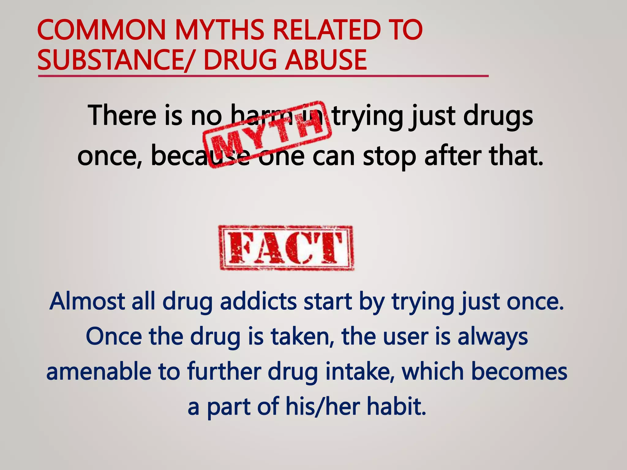 Drugs / Substance Abuse | PPTX