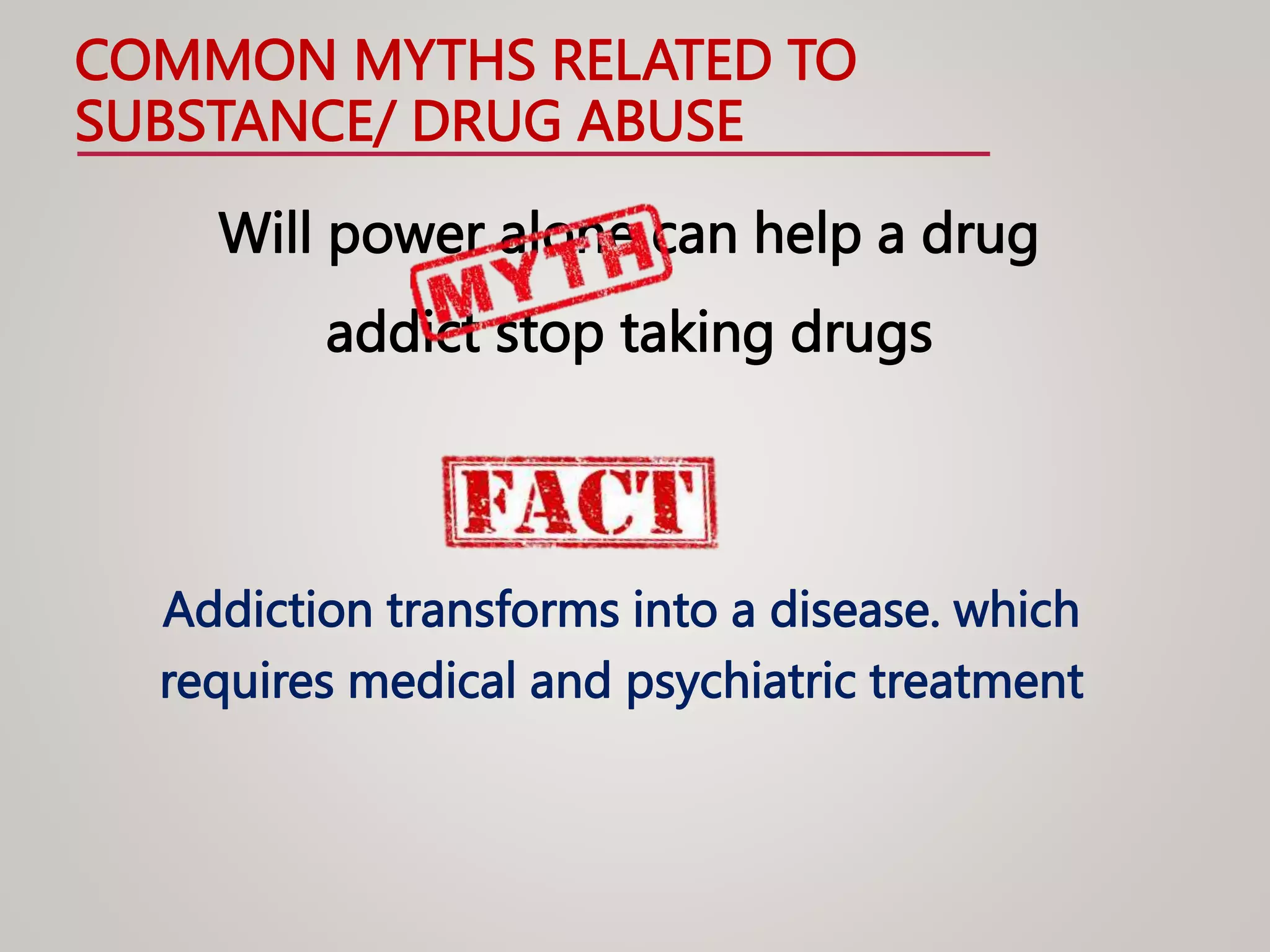 Drugs / Substance Abuse | PPTX
