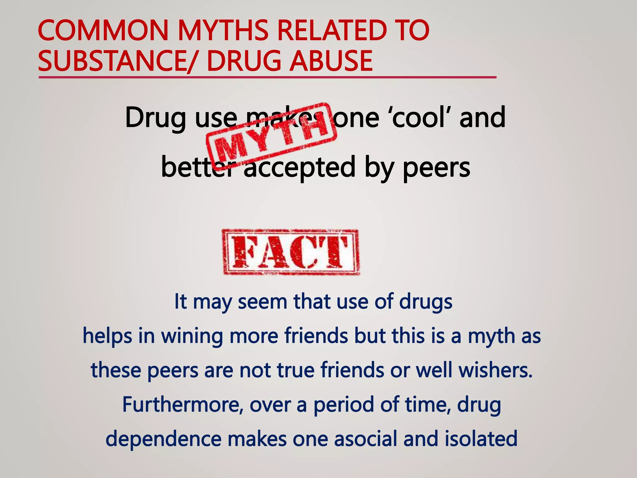 Drugs / Substance Abuse | PPTX