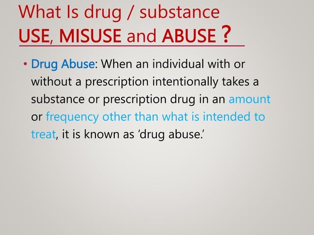 Drugs / Substance Abuse | PPTX | Illegal Drugs, Tobacco, eCigarettes ...