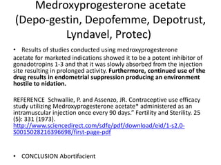 Drugs proposed under the philippine rh law | PPT