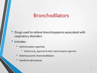 Drugs related to respiratory system | PPT