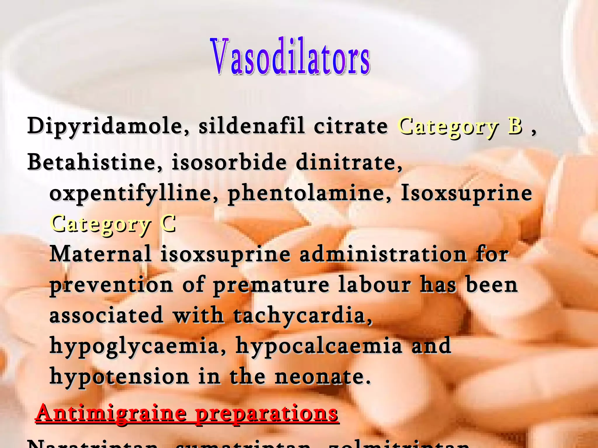 Drugs safety in pregnancy | PPT