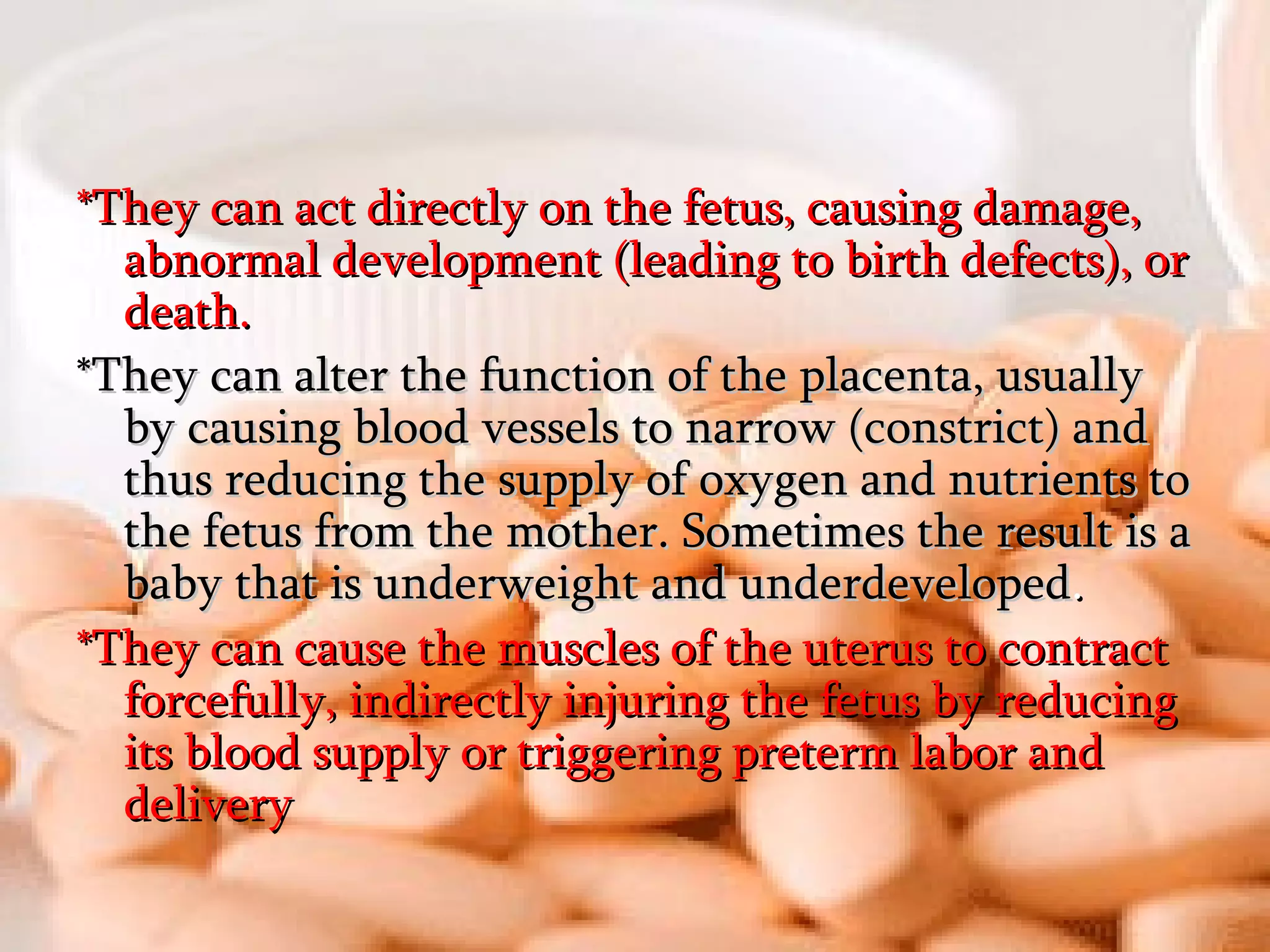 Drugs safety in pregnancy | PPT